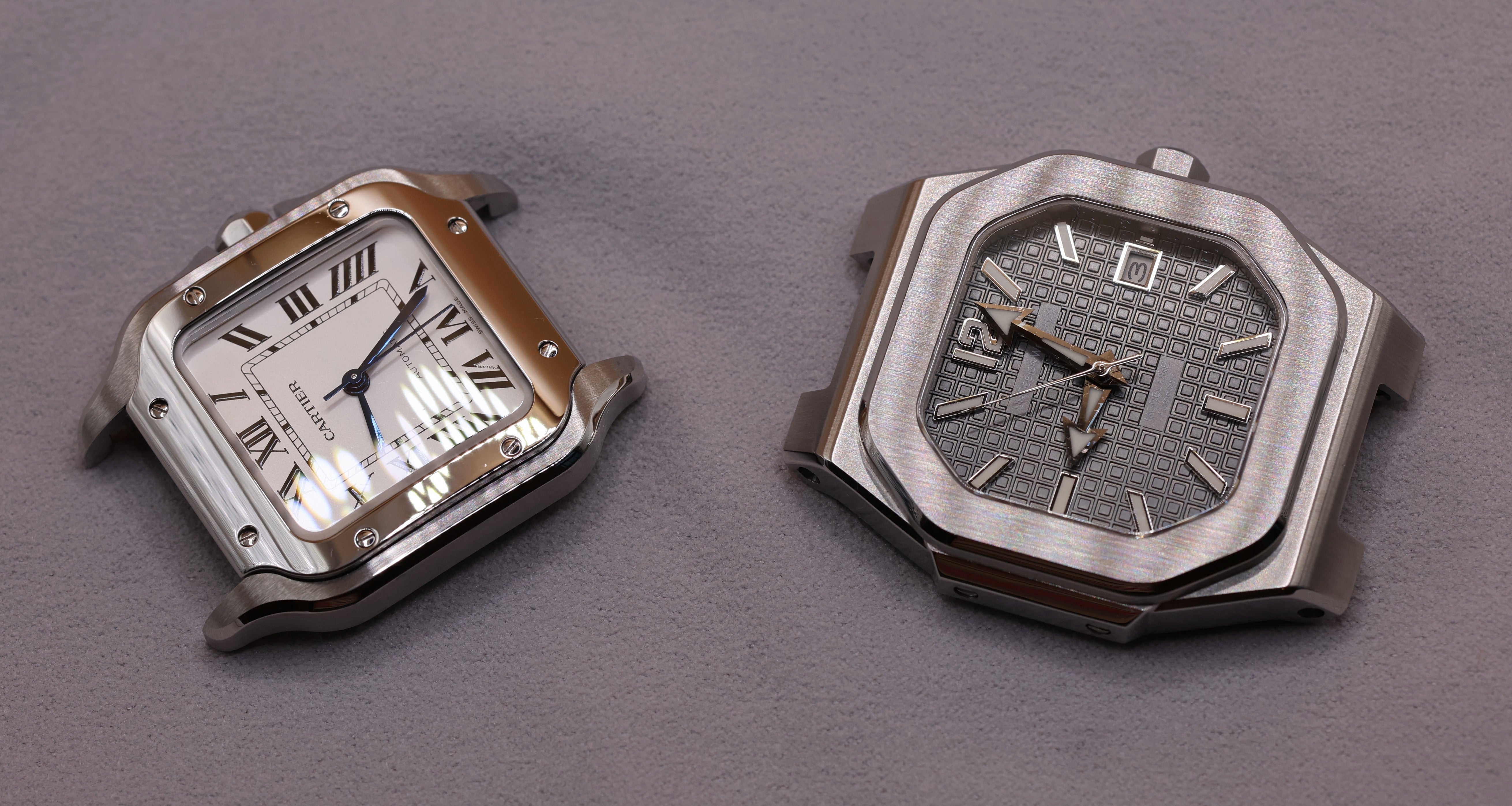Model One meets the Cartier Santos - a Fit & Finish study – UniDesignWatch